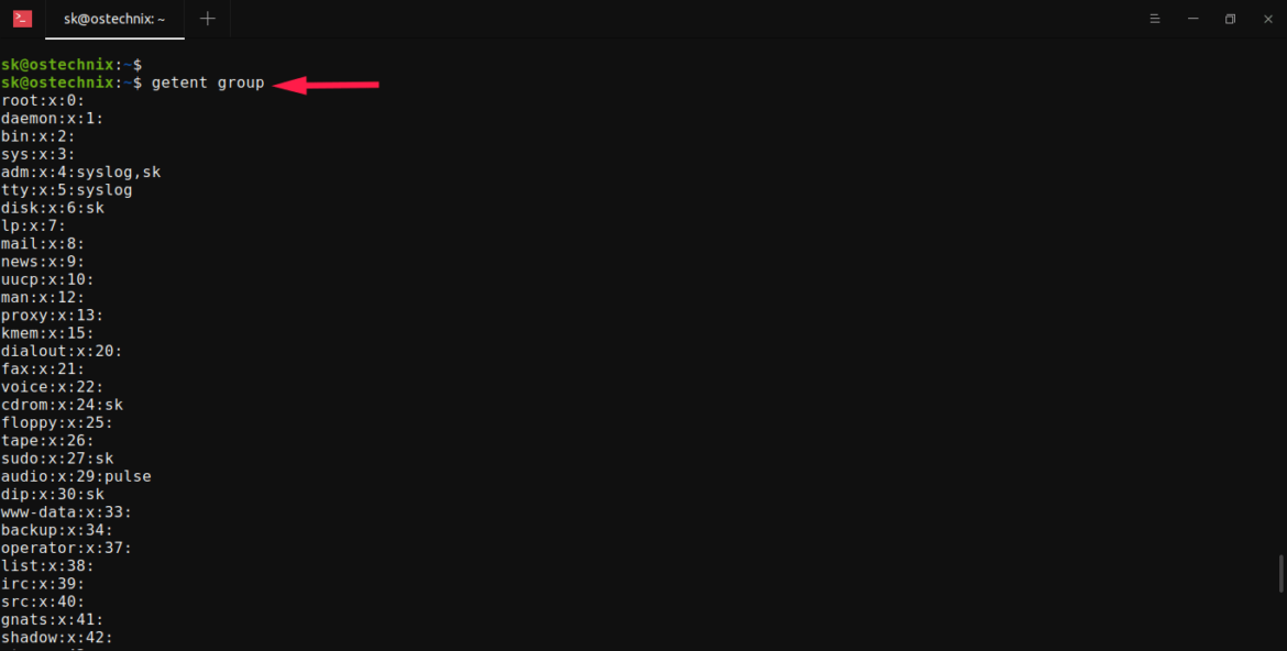 How To List The Members Of A Group In Linux - OSTechNix