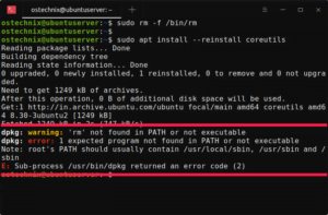 Restore Or Recover Deleted Commands In Linux - OSTechNix