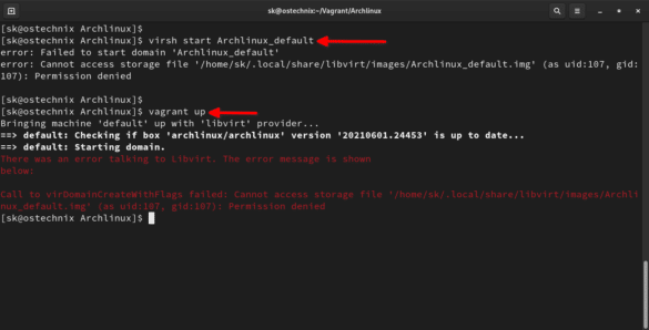 Solved Cannot Access Storage File Permission Denied Error In Kvm