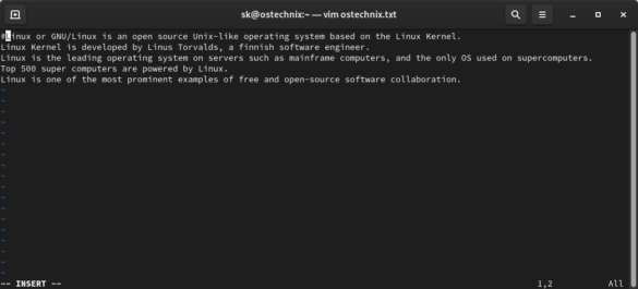 Comment Out Multiple Lines At Once In Vim Editor Ostechnix
