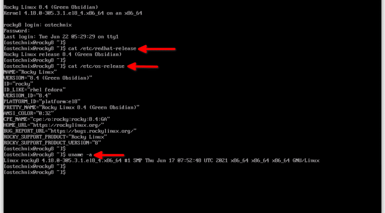Migrate To Rocky Linux 8 From CentOS 8 Linux - OSTechNix