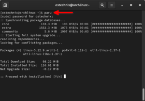 How To Install Paru AUR Helper In Arch Linux - OSTechNix