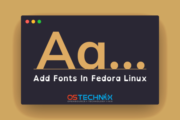 How To Change Linux Console Font Type And Size - OSTechNix