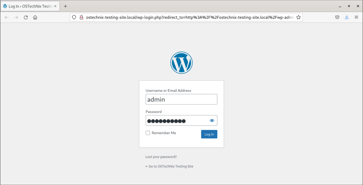 Setup Local WordPress Development Environment In Linux - OSTechNix