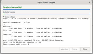 Grsync: A Best Graphical Frontend For Rsync (Rsync GUI) - OSTechNix