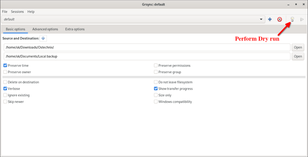 Grsync: A Best Graphical Frontend For Rsync (Rsync GUI) - OSTechNix