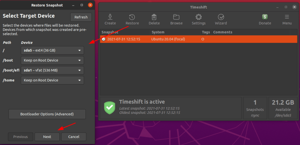 How To Use Timeshift To Backup And Restore Linux System - OSTechNix