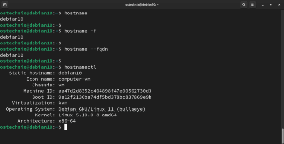 How To Set Or Change Hostname In Debian 11 Bullseye - OSTechNix