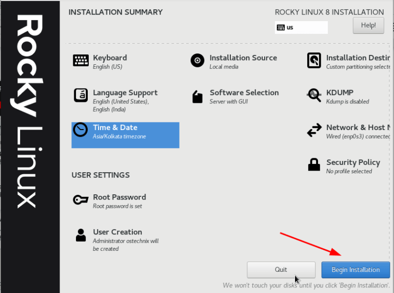 How To Install Rocky Linux 8.4 - OSTechNix