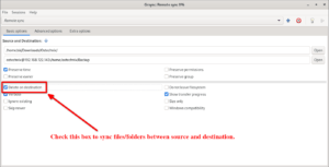 Grsync: A Best Graphical Frontend For Rsync (Rsync GUI) - OSTechNix