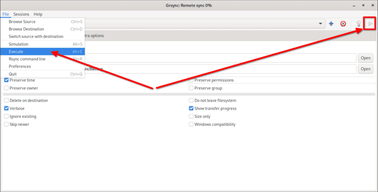 Grsync: A Best Graphical Frontend For Rsync (Rsync GUI) - OSTechNix