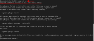 Fix "Vagrant failed to initialize at a very early stage" Error - OSTechNix