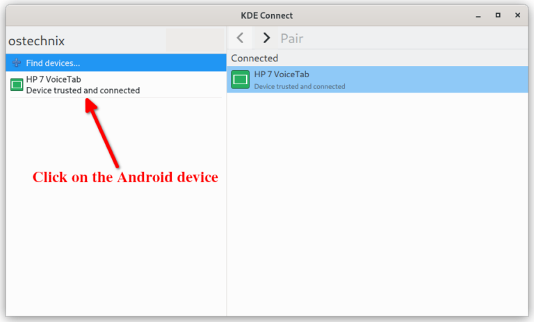 Sync Android Phone With Linux Using KDE Connect - OSTechNix