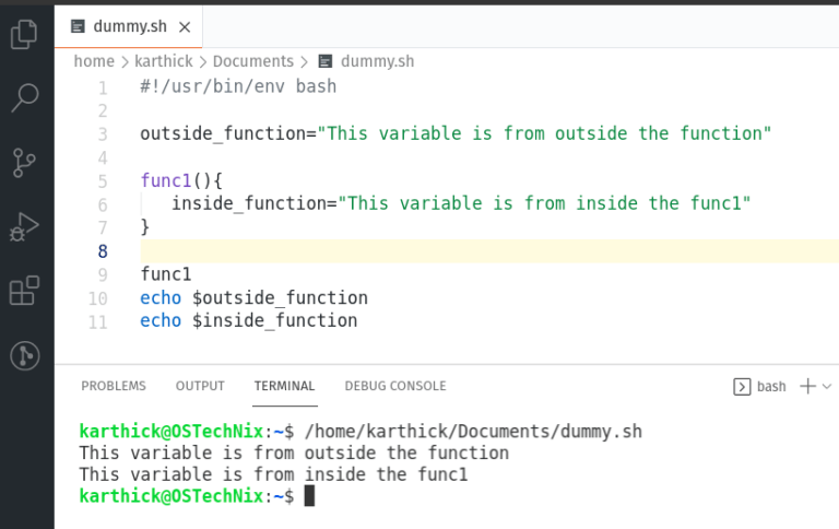Bash Scripting - Functions Explained With Examples - OSTechNix
