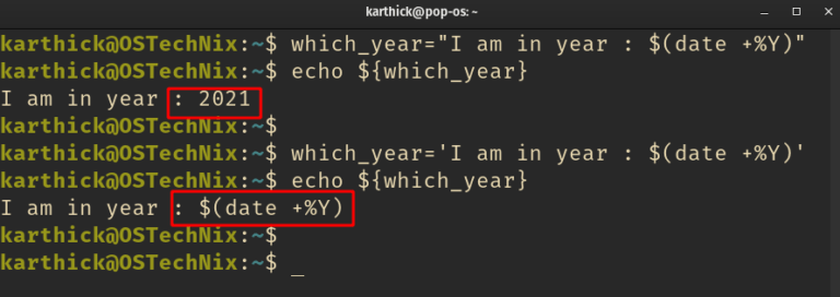 Bash Variables | Types Of Bash Variables - OSTechNix