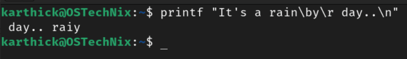 Bash Printf Command Explained With Examples Ostechnix