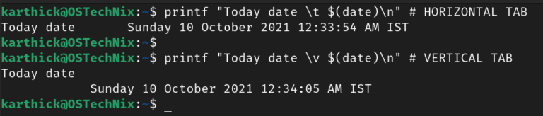 Bash Printf Command Explained With Examples Ostechnix