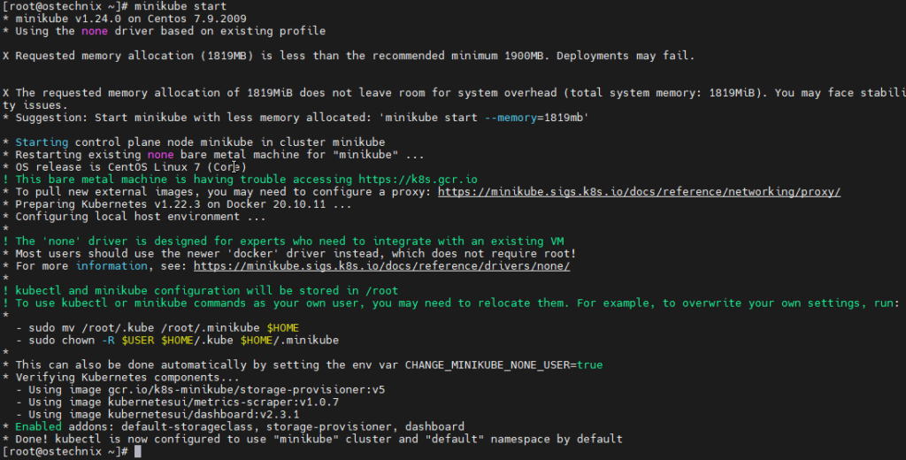 Install Kubernetes Using Minikube In CentOS Linux - OSTechNix