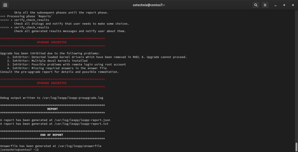 Migrate CentOS 7 To AlmaLinux 8, CentOS 8, Rocky Linux 8 - OSTechNix Migrate CentOS 7 To AlmaLinux 8, CentOS 8, Rocky Linux 8 - OSTechNix