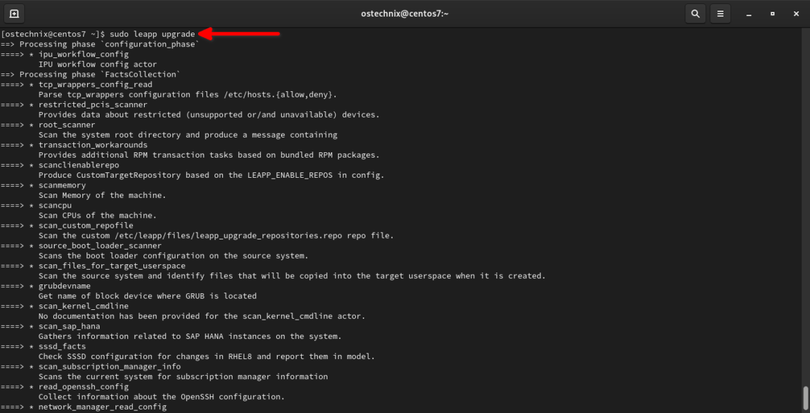 Migrate CentOS 7 To AlmaLinux 8, CentOS 8, Rocky Linux 8 - OSTechNix