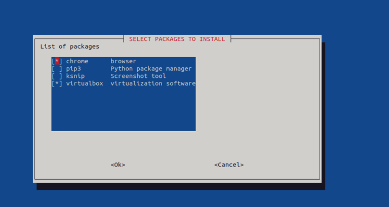 Create GUI Dialog Boxes In Bash Scripts With Whiptail - OSTechNix