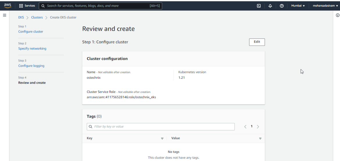 Deploy Kubernetes Cluster On AWS With Amazon EKS - OSTechNix