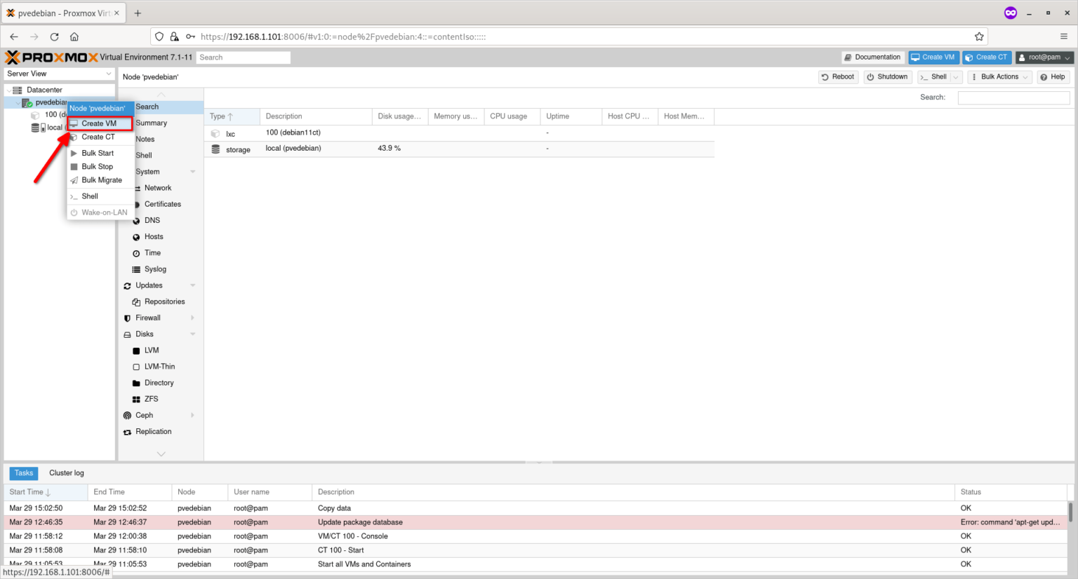 Create Proxmox Virtual Machines From Proxmox Web UI - OSTechNix