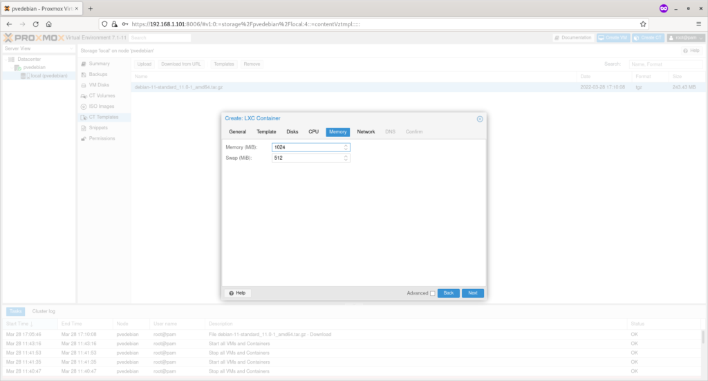 Create Proxmox Containers From Proxmox Web Dashboard - OSTechNix