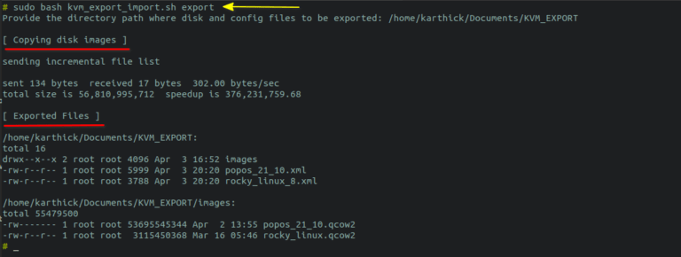 Export And Import KVM Virtual Machines In Linux - OSTechNix