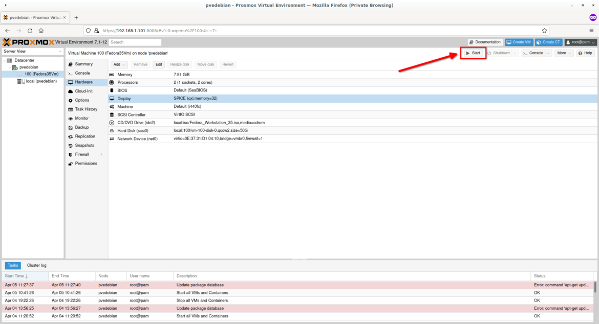 Access Proxmox Virtual Machine With SPICE Client - OSTechNix Access Proxmox Virtual Machine With SPICE Client - OSTechNix