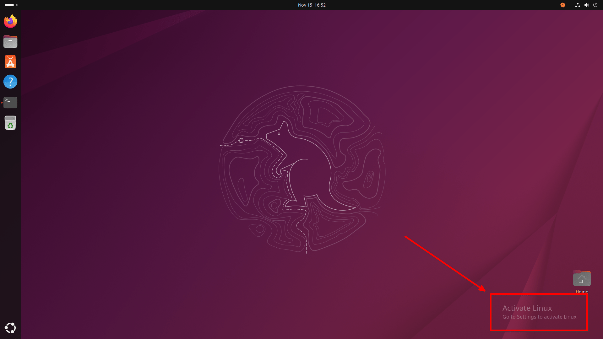 Enable Activate Linux Watermark Notification In Linux - OSTechNix