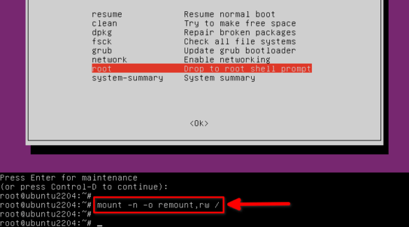 Boot Into Rescue Mode Or Emergency Mode In Ubuntu - OSTechNix