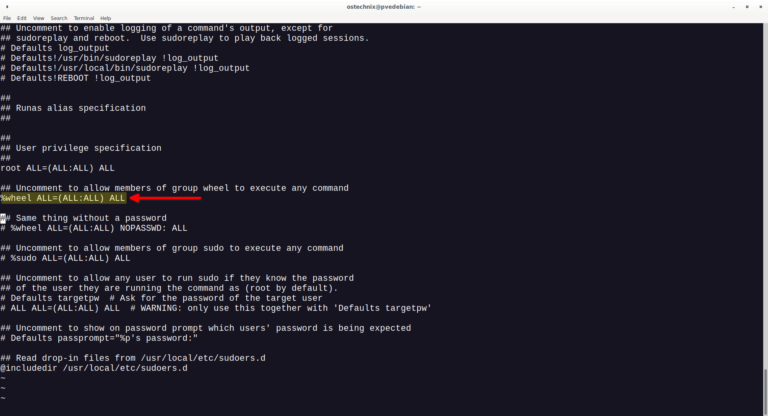 Add Delete And Grant Sudo Privileges To Users In Freebsd Ostechnix