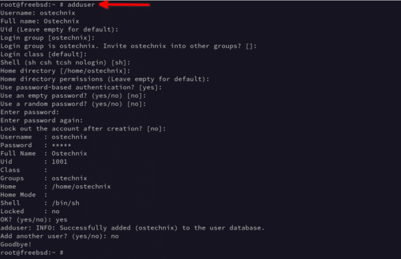 Add, Delete And Grant Sudo Privileges To Users In FreeBSD - OSTechNix