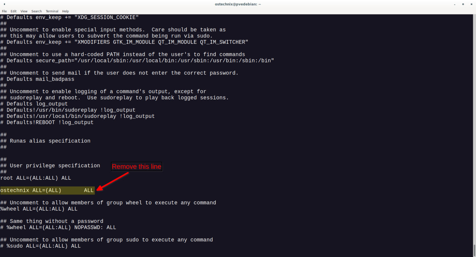 Add Delete And Grant Sudo Privileges To Users In Freebsd Ostechnix