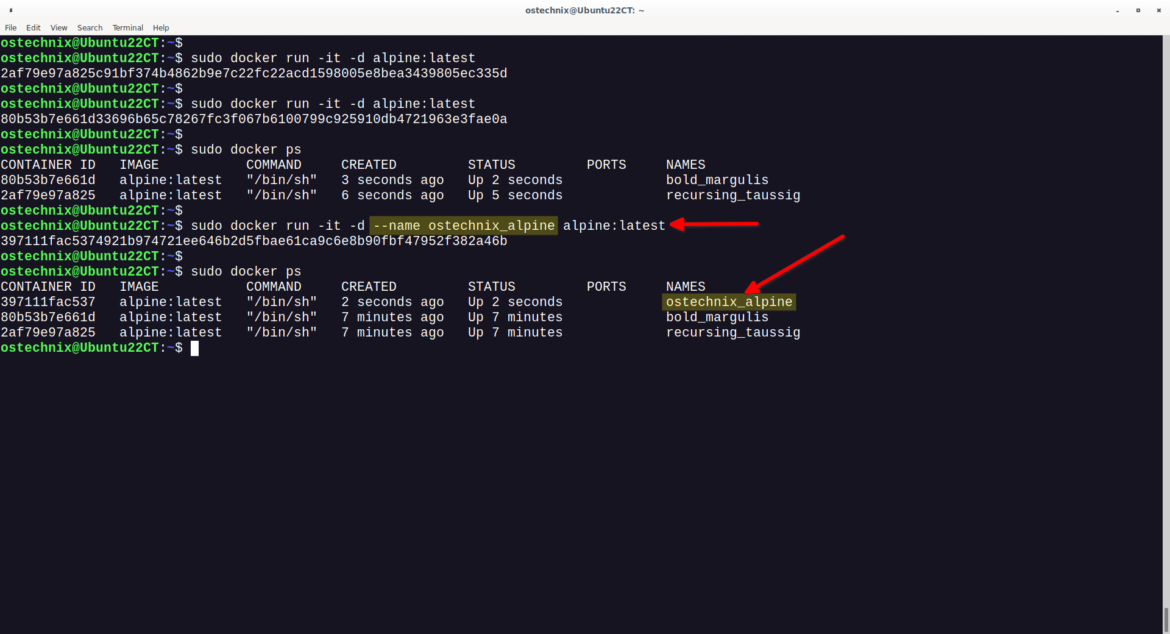Docker Commands Tutorial Getting Started With Docker Ostechnix