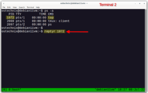 Move A Running Process From One Terminal To Another Without Closing It
