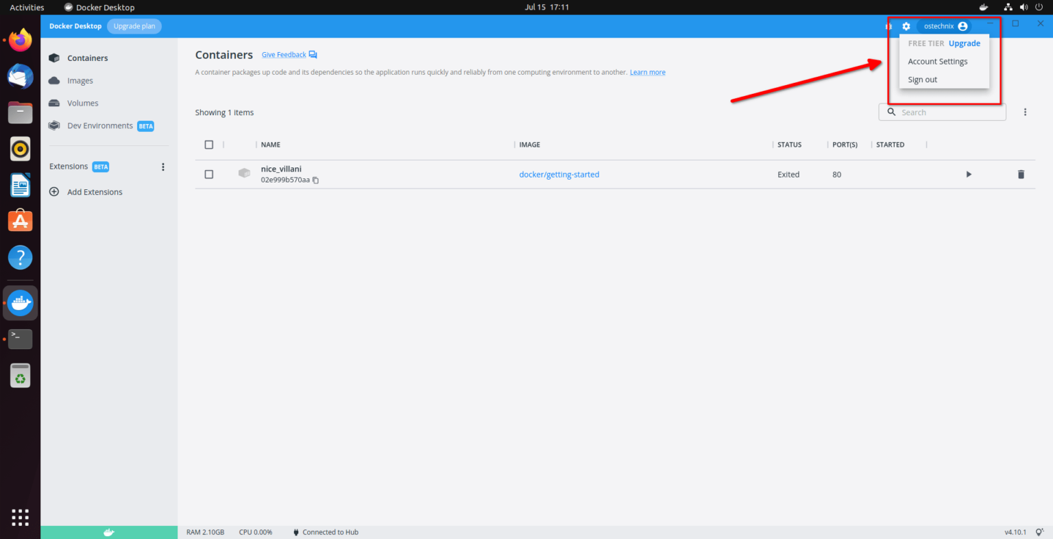 A Beginners Manual To Docker Desktop For Linux - OSTechNix