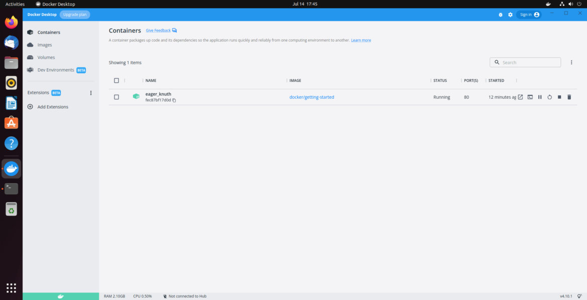 A Beginners Manual To Docker Desktop For Linux - OSTechNix