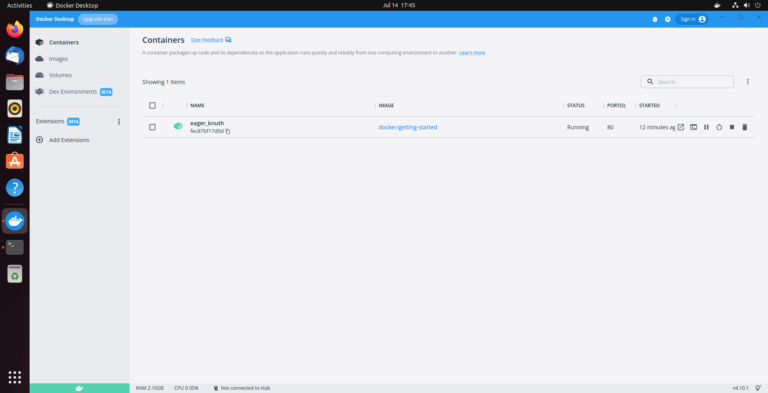 A Beginners Manual To Docker Desktop For Linux - OSTechNix