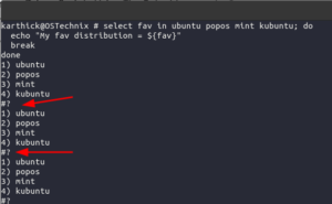 Bash Select Loop Explained With Examples - OSTechNix