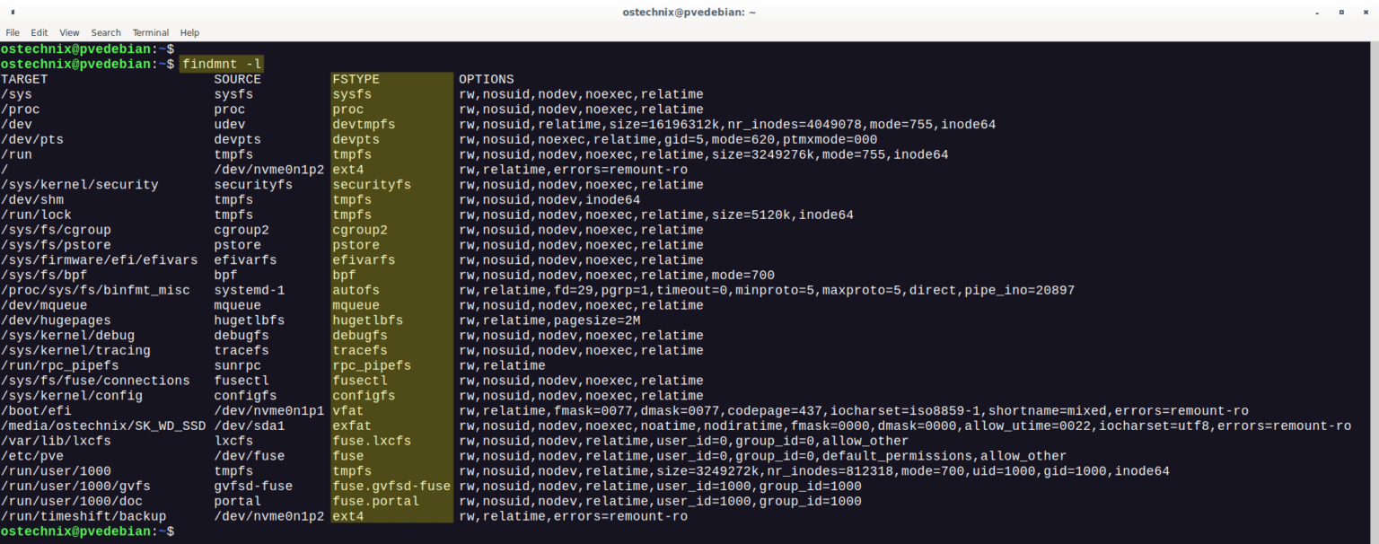 How To Find Filesystem Types In Linux - OSTechNix