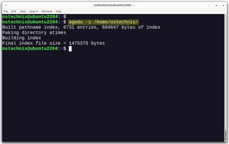 Check Disk Space Using Agedu In Linux - OSTechNix