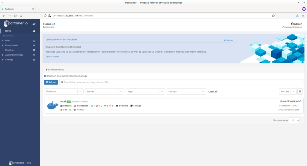 Manage Docker Containers Using Portainer In Linux Ostechnix