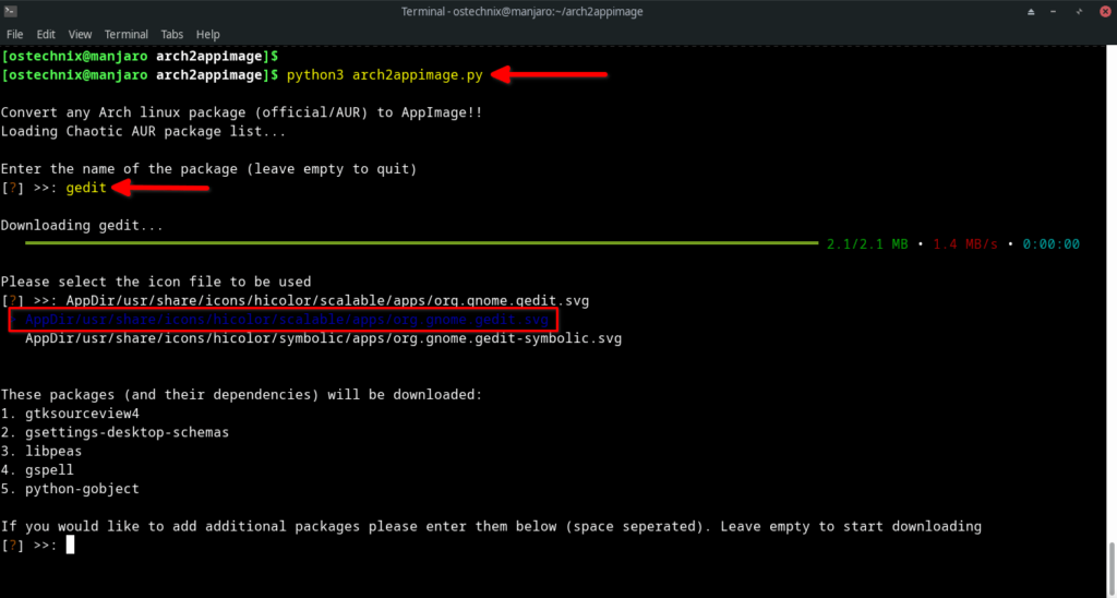 Convert Arch Linux Packages To AppImage Format - OSTechNix