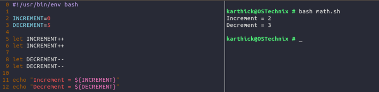 How To Perform Arithmetic Operations In Bash - OSTechNix