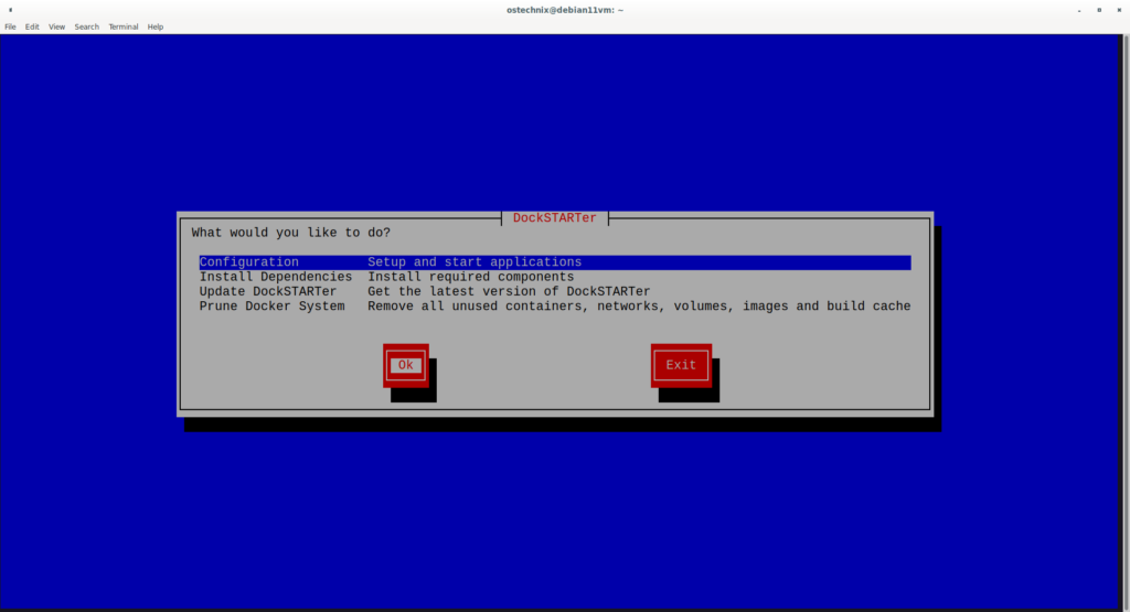 Setup Docker And Docker Compose With Dockstarter Ostechnix 5755