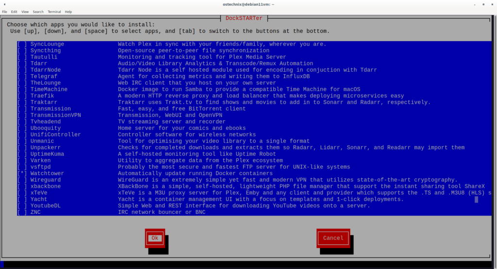 Setup Docker And Docker Compose With Dockstarter Ostechnix