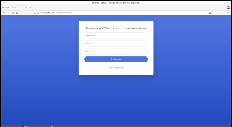 Setup SFTP Server With SFTPGo In Linux - OSTechNix