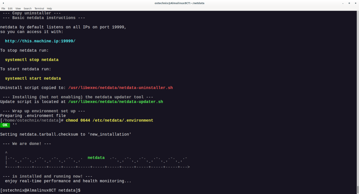 Install NetData Performance Monitoring Tool In Linux - OSTechNix